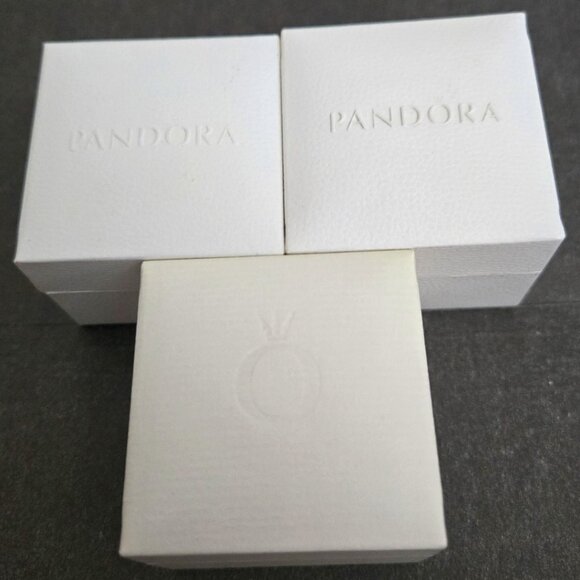 Pandora | Jewelry | Set Of 3 Pandora Charm Boxes | Poshmark